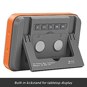 SMARTRO X50 Digital Wireless Meat Thermometer 4 Probes, 500ft Food Temp Monitoring Range for BBQ Grilling Smoker & Kitchen Cooking with Smart Alarm