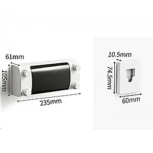 N/A Clothesline Retractable DryerWire Double Row Clothesline Indoor Laundry Hanger Dryer Nail-Punch Clothes Drying Rope ( Color : D , Size : 1 )