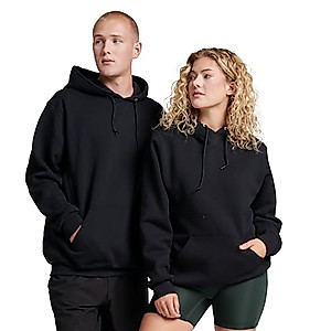 Russell Athletic Men's Dri Power Hooded Pullover Sweatshirt, Black, Medium