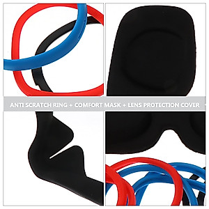 Vr Protective Case Vr Lens Covers Lens Anti-Scratch Ring Vr Supplies Durable Lens Cover Lens Mask Lens Protector for Vr Lens Protective Case Vr Accessories Vr Protection Supplies