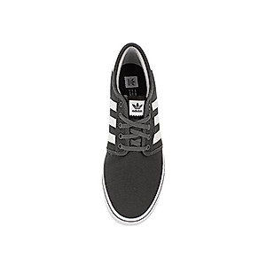 adidas Originals Men's Seeley Running Shoe, Ash Grey/White/Black, 7 M US