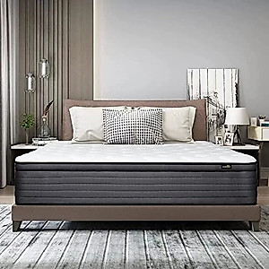 AICEHOME Full Mattress, Hybrid Mattress High Density Foam Individually Wrapped Pocket Coils Mattresses,Motion Isolation Medium Firm Full Size Bed Mattress