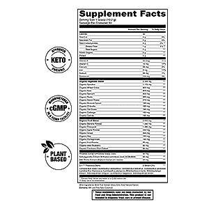 Origin Jocko Greens Powder - Greens & Superfood Powder for Healthy Green Juice - Keto Friendly with Spirulina, Chlorella, Digestive Enzymes, & Probiotics - 30 Servings (Pineapple/Coconut Flavor)