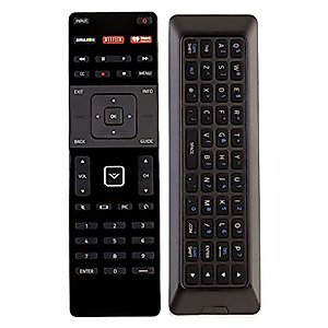 New XRT500 QWERTY Keyboard with Back Light Remote Replacement fit for VIZIO TV M43-C1 M49-C1 M50-C1 M55-C2 M60-C3 M65-C1 M70-C3 M75-C1 M80-C3 M322I-B1 M422I-B1 M492I-B2 M502I-B1 M552I-B2 M602I-B3