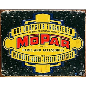 Mopar Tin Sign 16 x 12in
