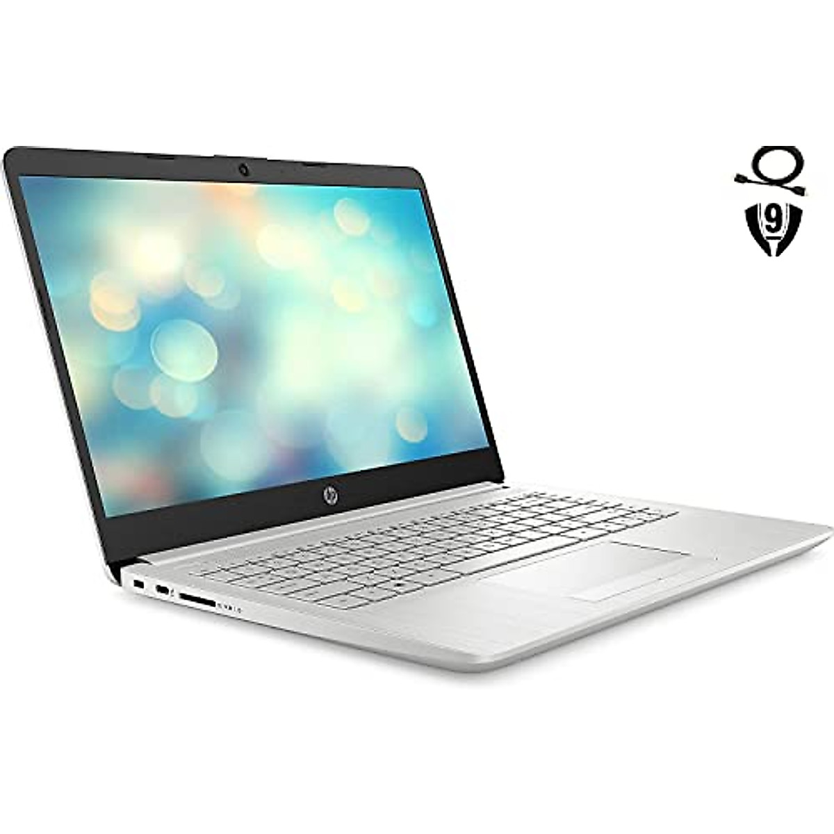 HP 14 Laptop HD Touchscreen, AMD Ryzen 3 3250U Processor(up to 3.5 GHz), 8GB DDR4 RAM, 128GB SSD, HDMI, Bluetooth, Wi‑Fi 5,Webcam,Win11,Natural Silver