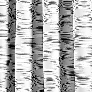 Lush Decor Baby Jungle Adventure Geo Blackout Window Curtain Single Panel, Gray