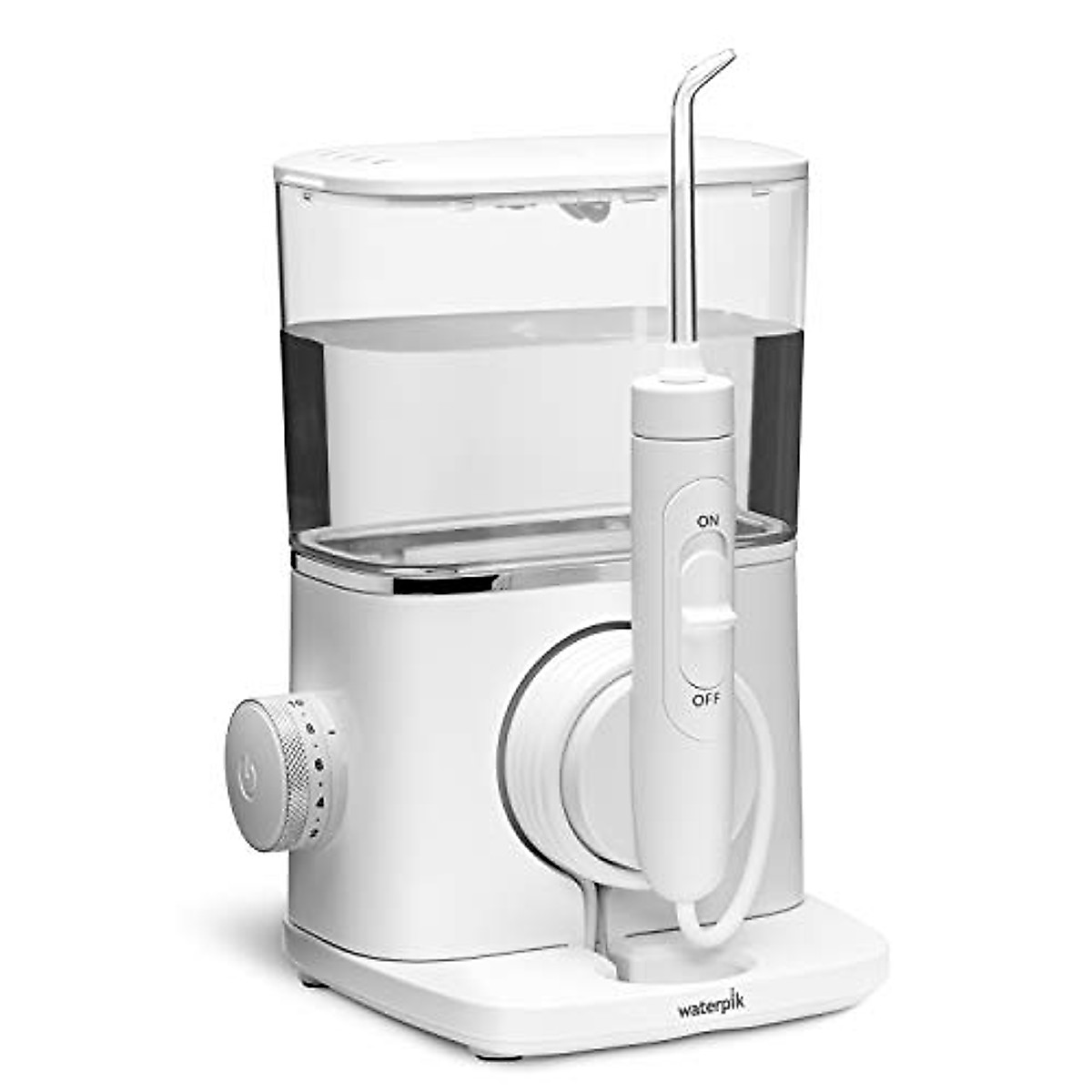 Waterpik Water Flosser Evolution Electric Countertop Dental Oral Irrigator with 6 Tips, WF-07