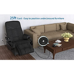 Power Strip with USB Ports Bundle, NTONPOWER Portable Desktop Charging Station with 3 Outlets 3 USB, 5 ft Extension Cord and 25 ft Extension Cord, Compact for Home, Office, Dorm Room, Cruise, Black