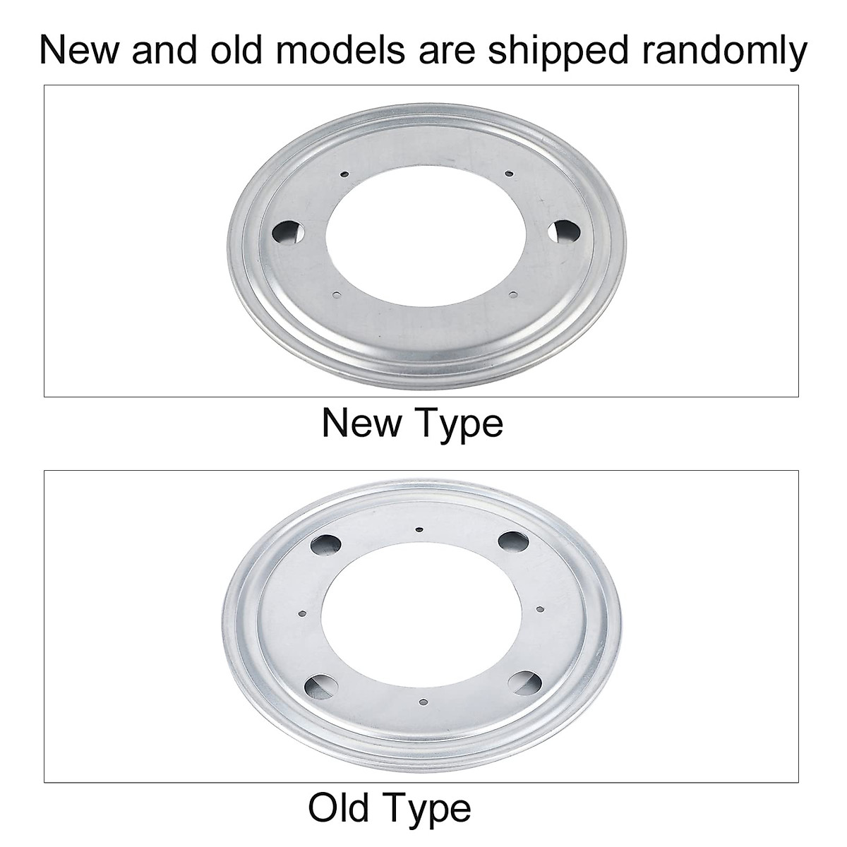 Turntable Steel Ball Bearing, Thick Turntable Bearings for Table, Kitchen Countertop, Pantry, Cabinet, Spices, Makeup, TV, Rotating Swivel Base Plate