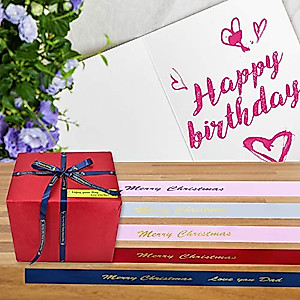 NineLeaf Compatible for Brother P-Touch TZeRN34 TZe-RN34 TZ-RN34 TZRN34 Gold on Navy Blue 12mm 1/2'' 0.47'' Embellish Satin Ribbon Fabric Tapes Work with PT-D600 PT-P710BT 1500 1600 Label Maker