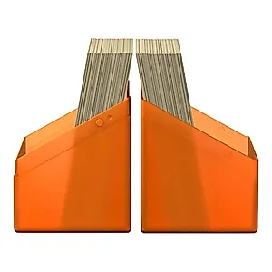 Ultimate Guard Boulder 80+, Deck Case for 80 Double-Sleeved TCG Cards, Poppy Topaz, Secure & Durable Storage for Trading Card Games, Soft-Touch Finish