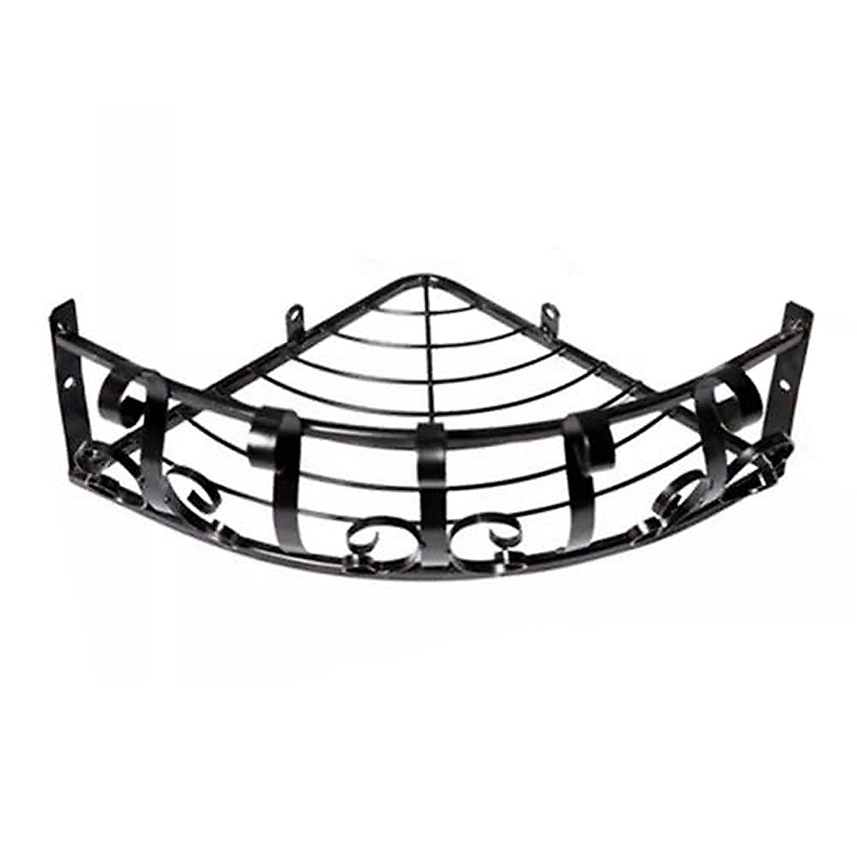 Wrought iron Shelf Clapboard Triangle Shelf Corner Shelf Wall Ornaments black