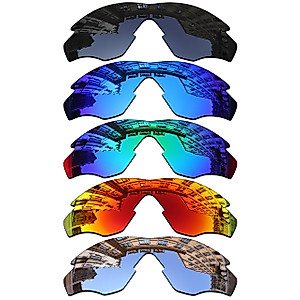 Vonxyz Set of 5 Lenses Replacement for Oakley M2 Frame Sunglass Combo Pack