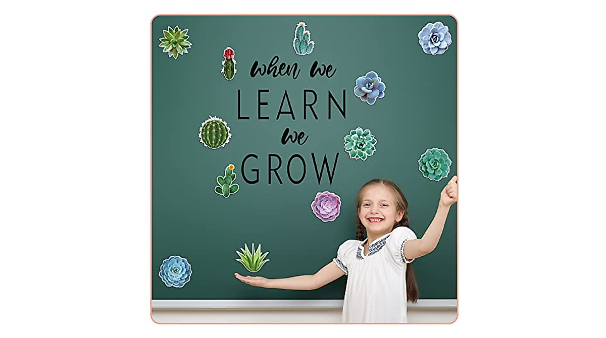 Succulent Cutouts Classroom Decor - 13 Piece Set