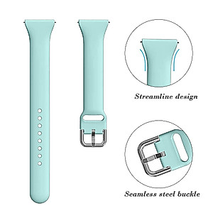 Compatible with Samsung Galaxy Watch 4 Band 44mm 40mm/Galaxy Watch 4 Classic 46mm 42mm Women Girls,Galaxy Watch Active 2 40mm 44mm,20mm Slim Smart Watch Bands for Galaxy Watch 3 41mm/Galaxy Watch 42mm