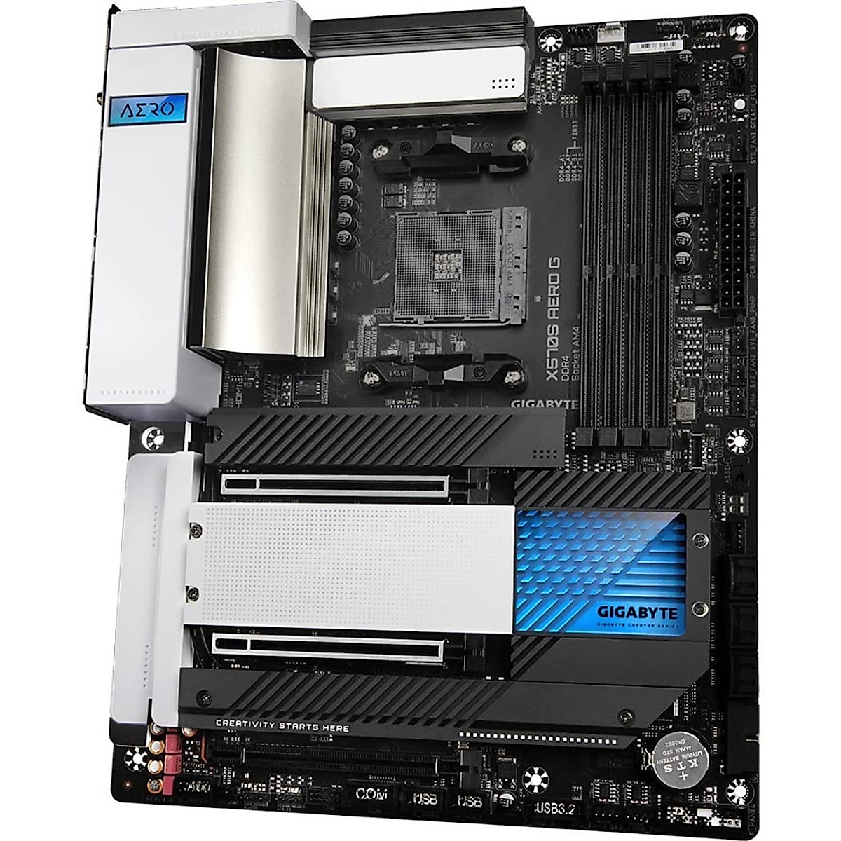 GIGABYTE X570S AERO G (AMD/ X570S/ Ryzen 5000/ ATX/PCIe 4.0/ SATA 20Gb/s/USB 3.2/ Motherboard)
