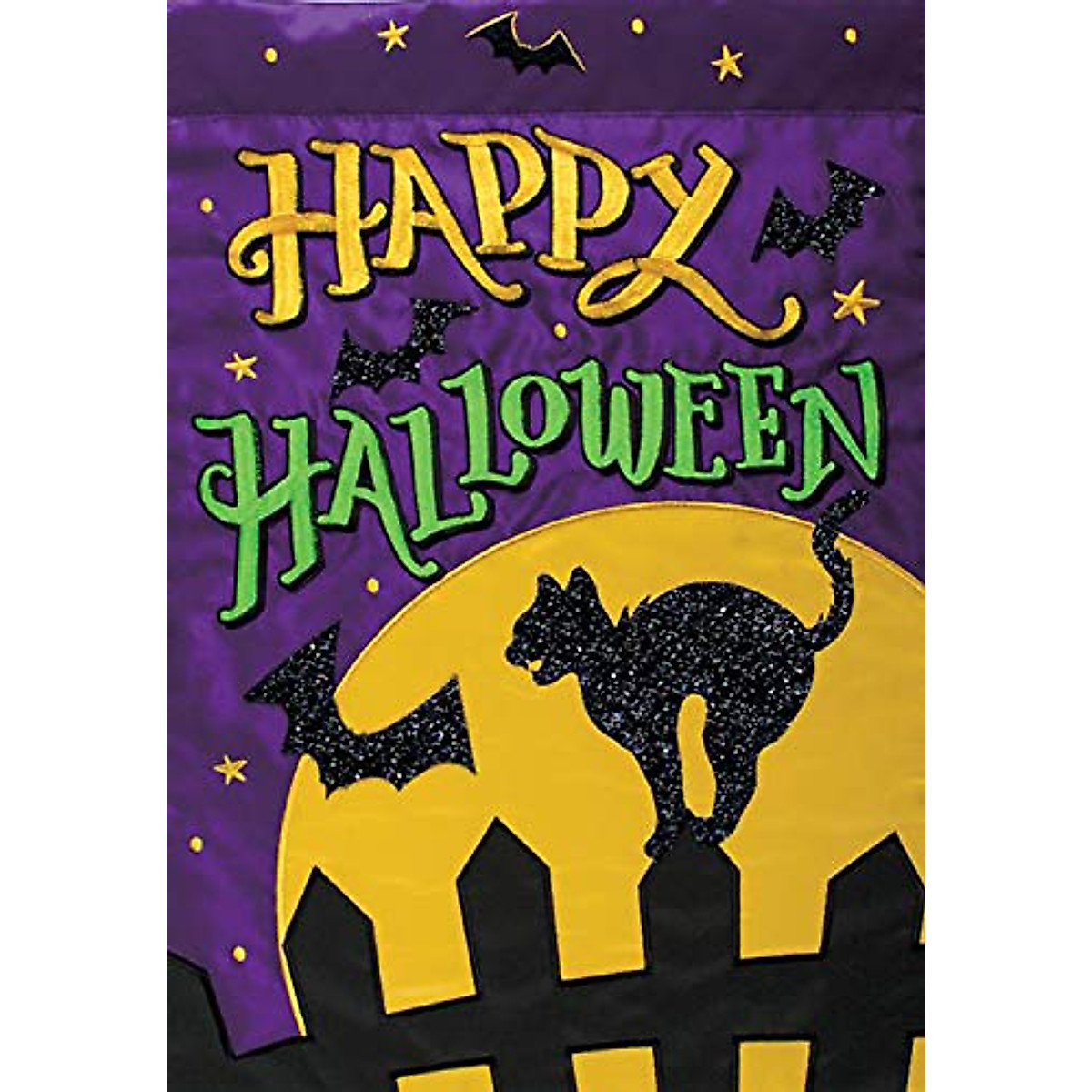 US Flag Store 55369 Carson Garden Flag, Purple, Yellow, Black, Green