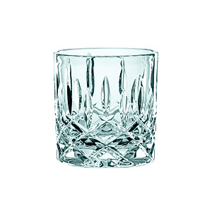 Nachtmann Brand Noblesse Collection, Single Old-Fashioned Glasses, Set of 4, Durable Crystal SOF Glass, Diamond Design, 245 ml/ 8.66-Ounce, Dishwasher Safe