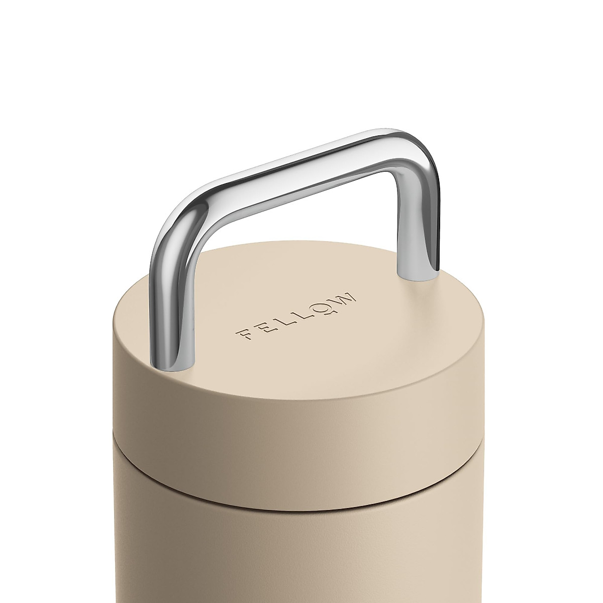 Fellow 20 oz Carter Carry Vacuum Insulated Tumbler for Water, Tea, Coffee, Smoothies, & more - Stainless Steel - Keeps Heat for 12 Hours/Stays Cold for 24 Hours-Leak-Proof Seal-Slim Width-Sand Dune