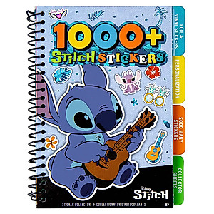 Fashion Angels Disney Stitch Sticker Book, Includes 1,000+ Stickers & Collector Pages, Disney Lilo and Stitch Stickers, Ideal for Accessorizing Kids Notebooks & More