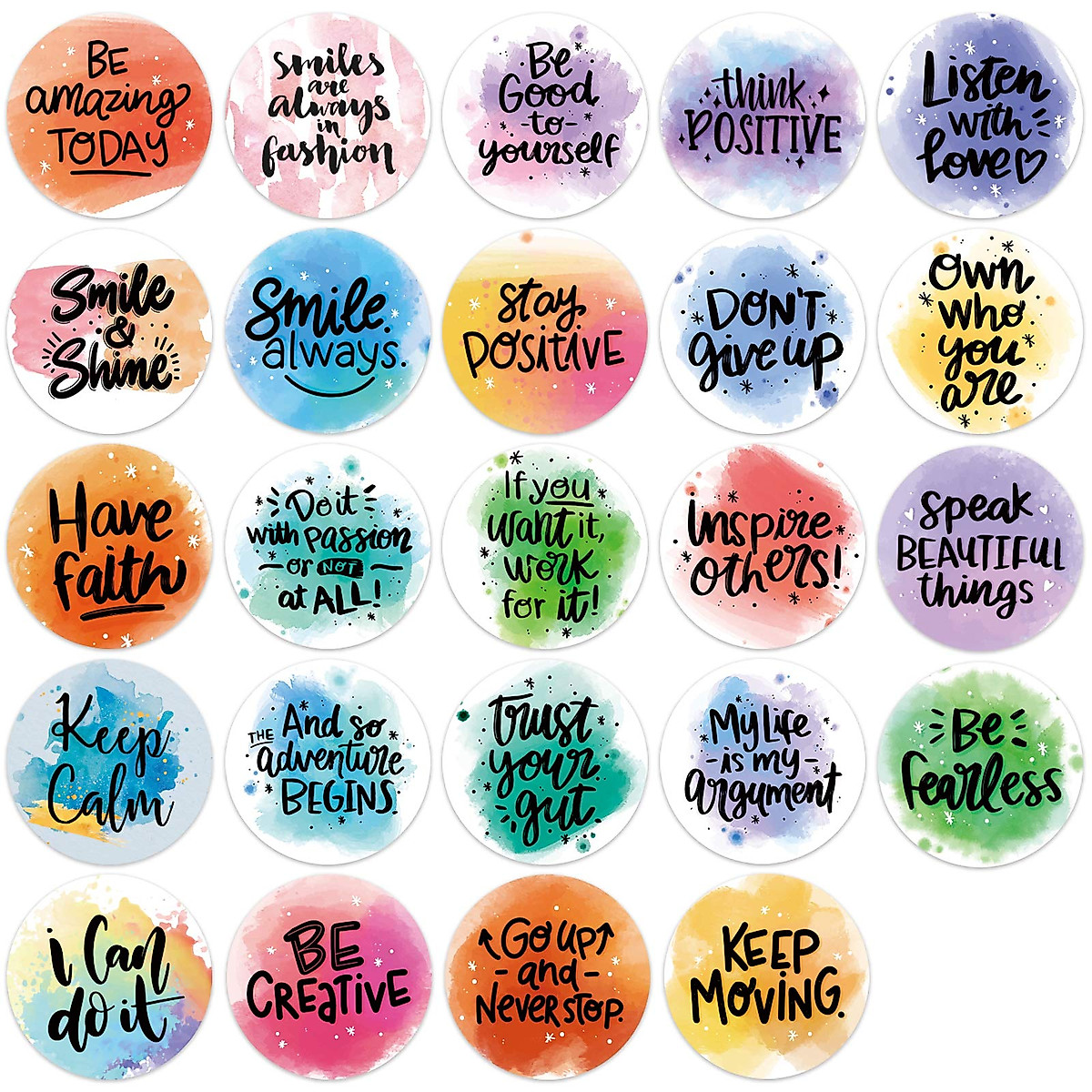 480 Counts Inspirational Quotes Words Stickers Inspiring Planner Stickers Encouraging Stickers Motivational Encouragement Stickers for Book Phone Car Bike Scrapbook