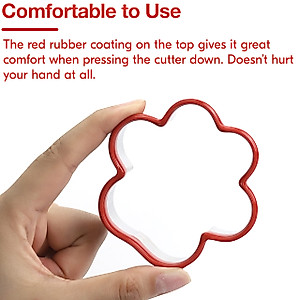 2Pcs Dog Paw Cookie Cutters, Dog Cookie Cutters, Dog Treats Cookie Cutter, Homemade Dog Biscuit Treats Cutters, Coated with Soft PVC for Protection, 4.1" 3''