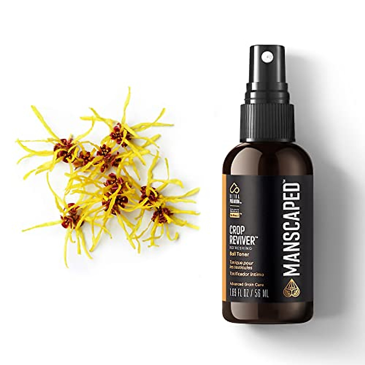 MANSCAPED® The Crop Reviver™, Hydrating & Refreshing Men's Body Toner Spray, Cooling Groin Spritz with Soothing Aloe Vera, 1.89 oz (2 Pack)