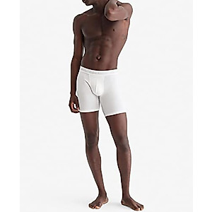 Calvin Klein Men's Active 2-Pack Boxer Brief-Amazon Exclusive, White, Athletic Grey Heather, Medium