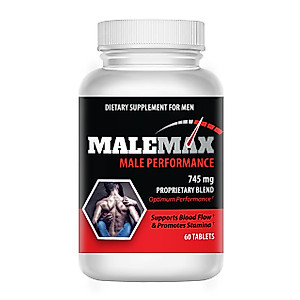 MaleMax Male Enlargement Pills- Amplify Male Size- Boost Up to 3 Inches Fast- Extend in Length, Engorge in Girth- Stamina Multiplier- 60 Tablets