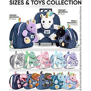 Naturally KIDS Purple Unicorn Toys for Girls Age 4-6, Gifts for 5 Year Old Girls, Gifts for 4 Year Old Girl, 4 Year Old Girl Birthday Gift, Toddler Unicorn Backpack