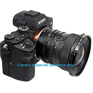 Fotasy Cannon FD Lens to E Mount Adapter, FD E Mount, FD Lens to E, Compatible with Sony Mirrorless a7 a7R a7s II III IV a9 a7c Alpha 1 a6600 a6500 a6400 a6300 a6100 a6000 a5100 a5000 a3500 ZV-E10