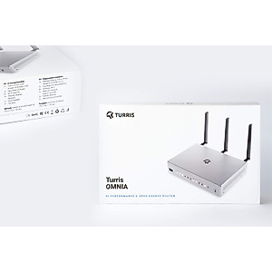 Turris Omnia I 2,5 Gbps SFP, 1,6 GHz CPU,2 GB RAM,Wi-Fi 5 3X3 MIMO, 4G/5G SIM-Slot, 3X mPCIe, hi-Performance, Open Source, 2,5 Gbps WAN/LAN, 5X GLAN/GWAN, 2X USB 3.0, Made, Designed in EU
