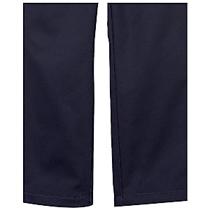 French Toast Girls' Pull-On Twill Pant (Standard & Plus), School Uniform Navy, 10