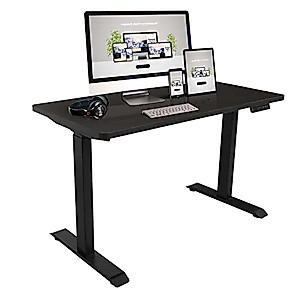 Electric Standing Desk, Dual Motor Standing Desk Adjustable Height, Ergonomic Sit Stand up Desk, Adjustable Desks for Home Office, Sit to Stand Desk, Table Raises up and Down with Memory Controller