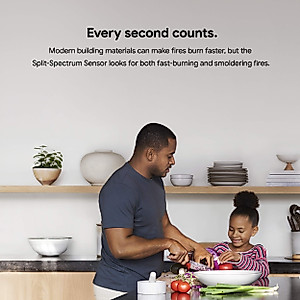 Google Nest Protect - Smoke Alarm - Smoke Detector and Carbon Monoxide Detector - Wired, White