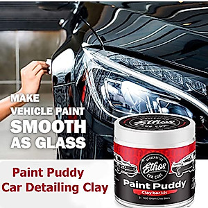 Ethos Clay Bar Kit Paint Puddy Car Detailing Clay 200g - Car Detailing Kit Premium Clay Bars Auto Detailing Clay Bar for Car Detailing, Wash and Clean