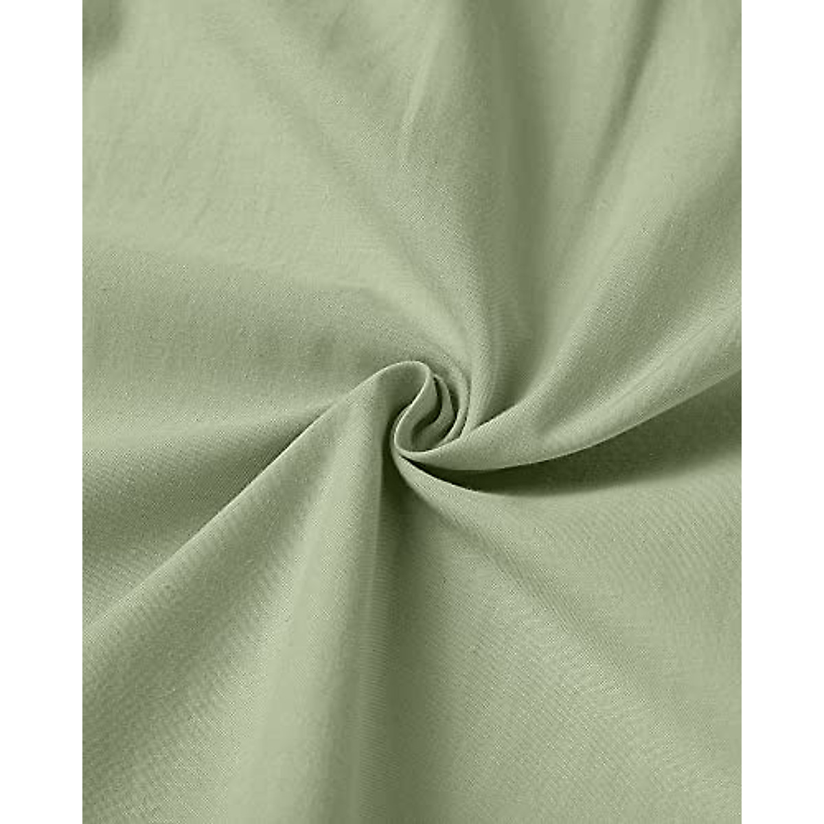 Alimens & Gentle Men's Short Sleeve Oxford Shirt Button Down Collar Regular Fit Short Sleeve Casual Shirts with Pocket Light Green