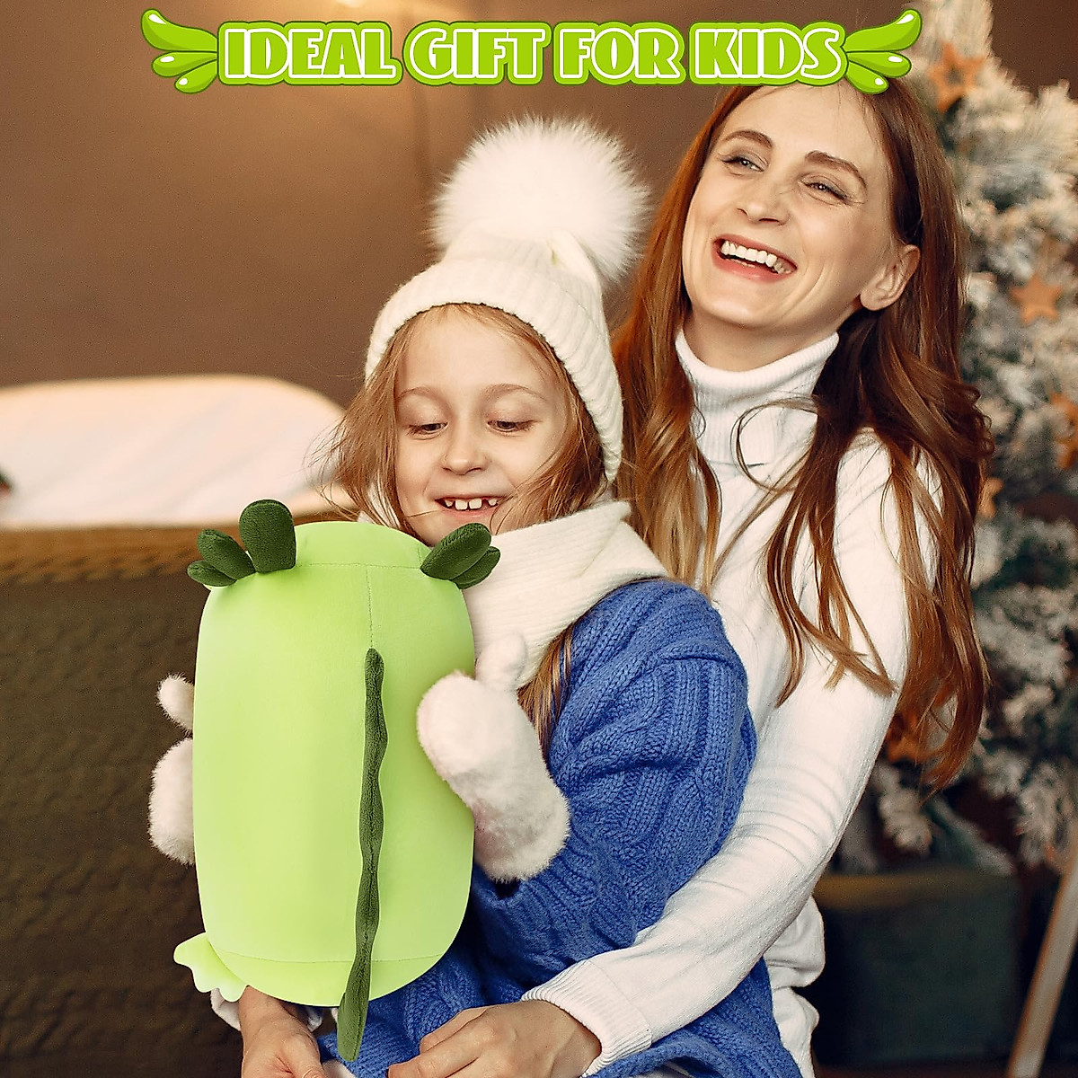 Axolotl Plush Toy-13'' Green Axolotl Plush Stuffed Animal, Avocado Axolotl Plush Pillow, Cute Soft Plush Axolotl Plushie Stuffed Toys, Axolotl Plush Pillows Decoration Gift for Kids Girls Boys