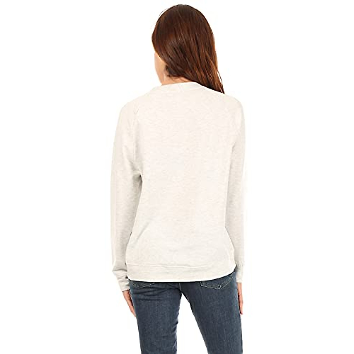 Rae Dunn Women's Studio Raglan Sweatshirt, X-Large