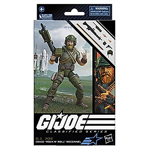 G.I. Joe Classified Series Craig “Rock ‘N Roll” McConnel, Collectible Action Figures,71, 6-inch Action Figures for Boys & Girls, with 7 Accessories