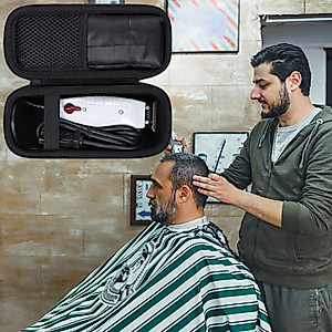 Aenllosi Hard Case Replacement for Andis 04710/04603/04775 Go Professional Outliner II Square Blade Trimmer (only case) Black