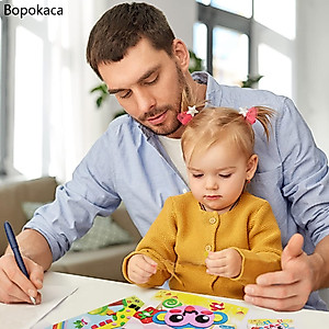 GenericBrands 10pcs 3D EVA Foam Sticker Puzzle DIY Cartoon Animal Learning Education Toys for Toddler Kids Art Craft Kits, Early Learning Games Handmade Art Kit for Preschool Toddlers Boys Girls.