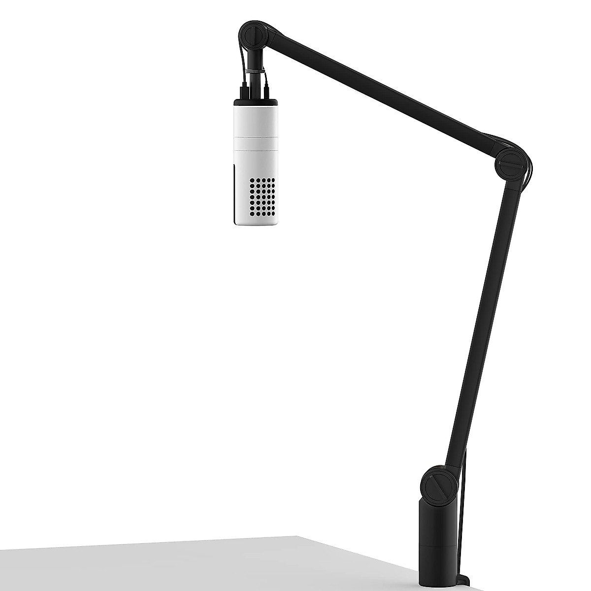 NZXT Boom Arm - AP-BOOMA-B1 - Streaming Microphone Boom Arm - Discreetly Store USB & XLR Cables - Smooth and Silent - Cable Channel Covers - Black