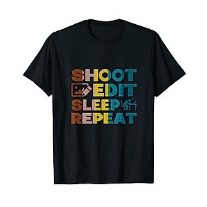 Retro Vintage Gift for Photographer - Photography - Shoot T-Shirt