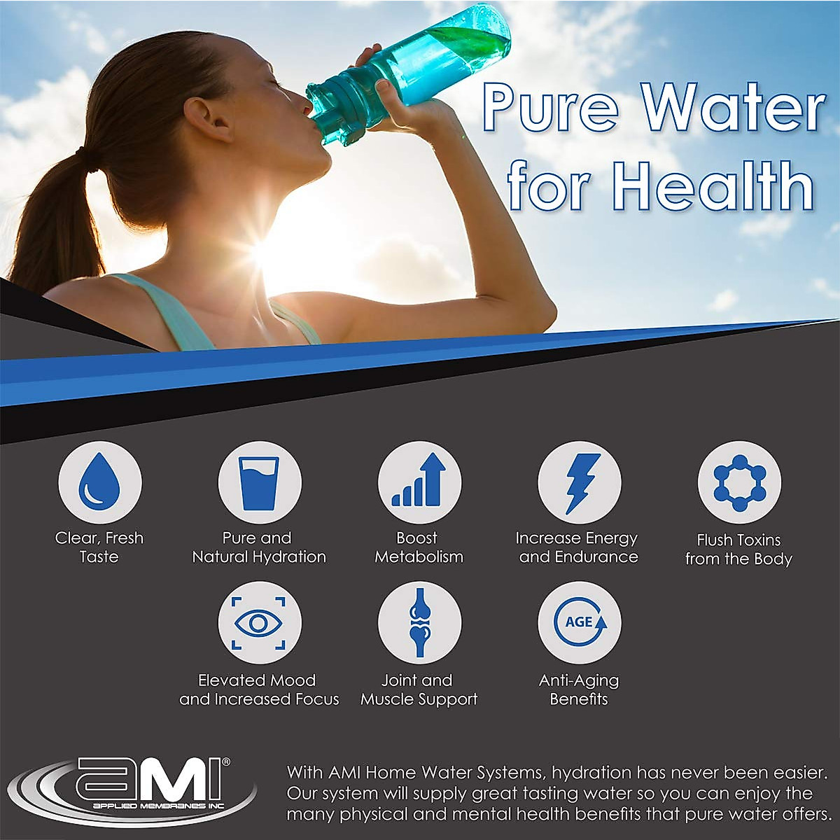 APPLIED MEMBRANES INC pH Neutralization Water Filter Cartridge | Calcite Filter to Raise Alkalinity of Low pH Water | 20" Standard Size Fits 20” Standard Filter Housing | H-F2520CALCITE (20" Standard)