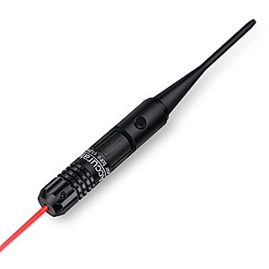 EZshoot BoreSighter for 0.177 to 0.54 Caliber and Red Dot Laser Sight Tactical 20mm Standard Picatinny Weaver Rail for Pistol Handgun Gun Rifle