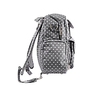 JuJuBe Be Nurtured Large Breast Pump Backpack, Classic Collection - Dot Dot Dot