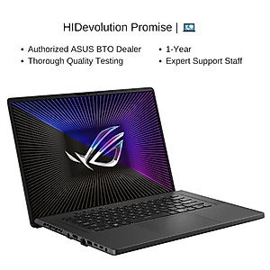 HIDevolution ASUS ROG Zephyrus G16 GU603VV 16" FHD+ 165Hz, 2.4 GHz i7-13620H, RTX 4060, 32 GB DDR4 RAM, 1 TB PCIe SSD, Windows 11 Home