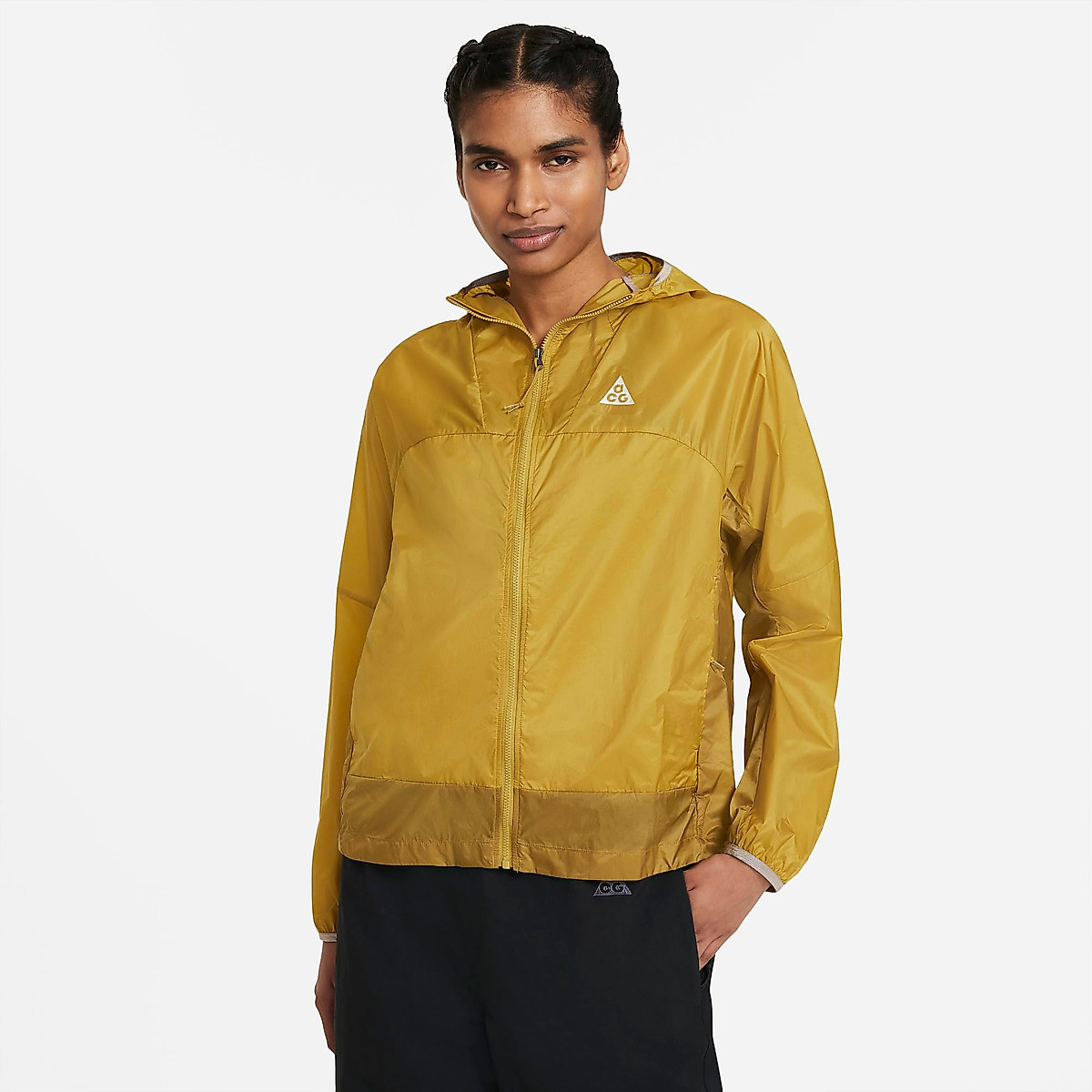 Nike ACG Cinder Cone Lighweight Women's Jacket (as1, alpha, m, regular, regular, Peat Moss/Moon Fossil/Desert Moss)